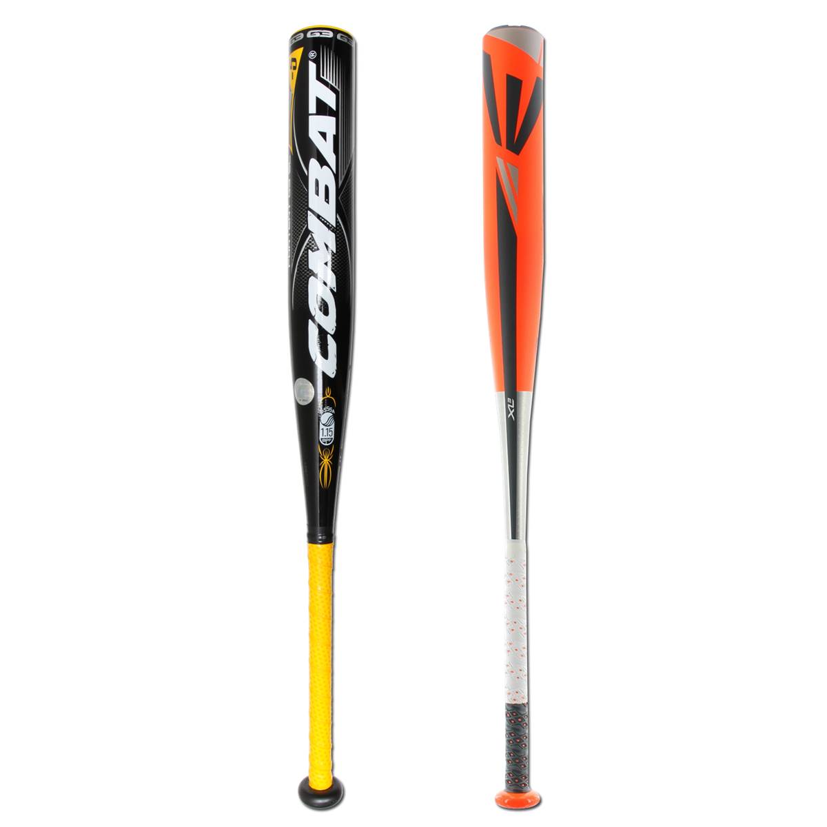 Bat Pack COMBAT Portent G3 and Easton XL3 Senior League Baseball Bats ...