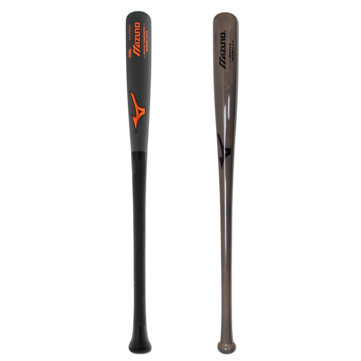 Wood Bat Pack | Mizuno Maple/Carbon and Mizuno Classic Maple Wood ...