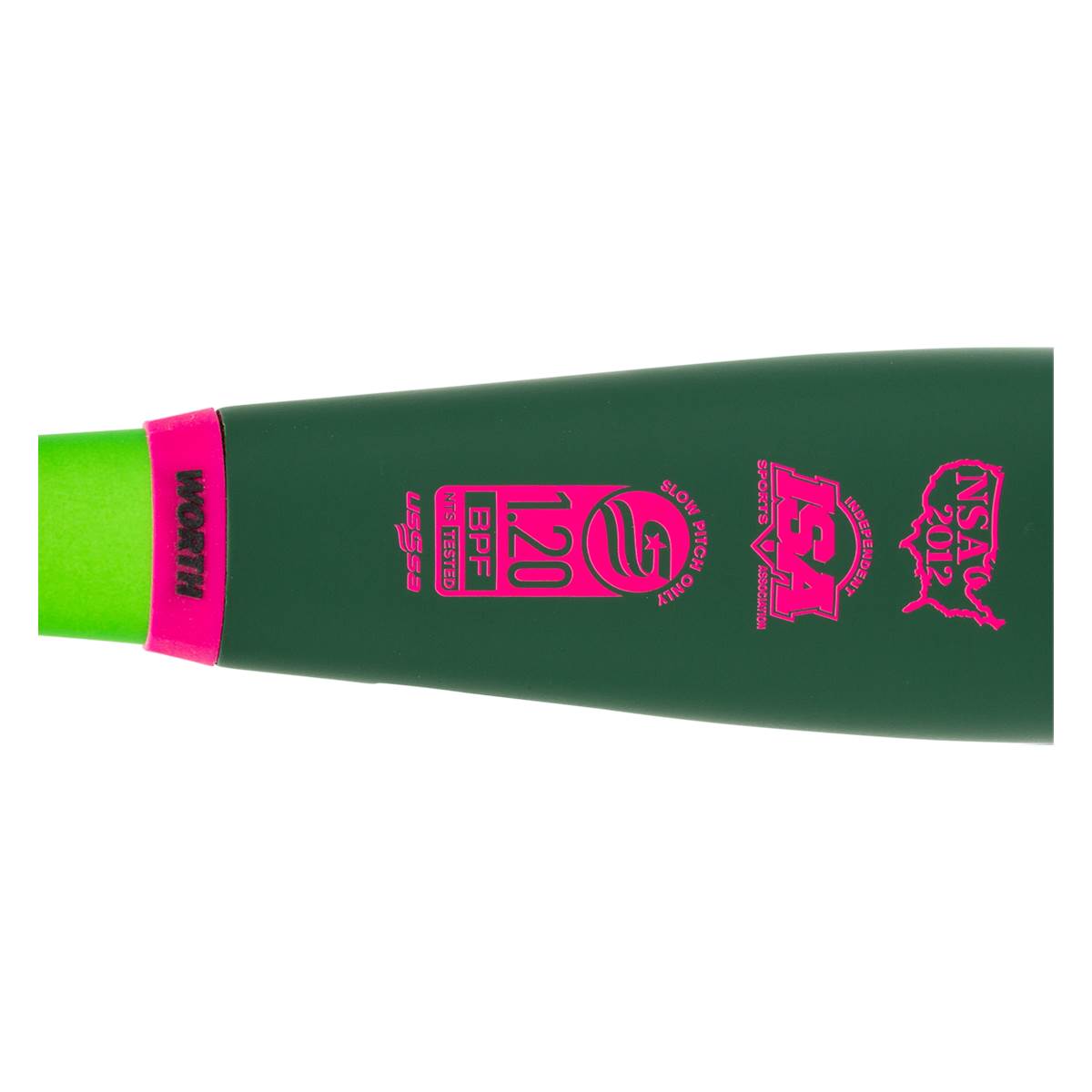Worth Legit Watermelon 12.75" XL USSSA 240 Slow Pitch Softball Bat ...