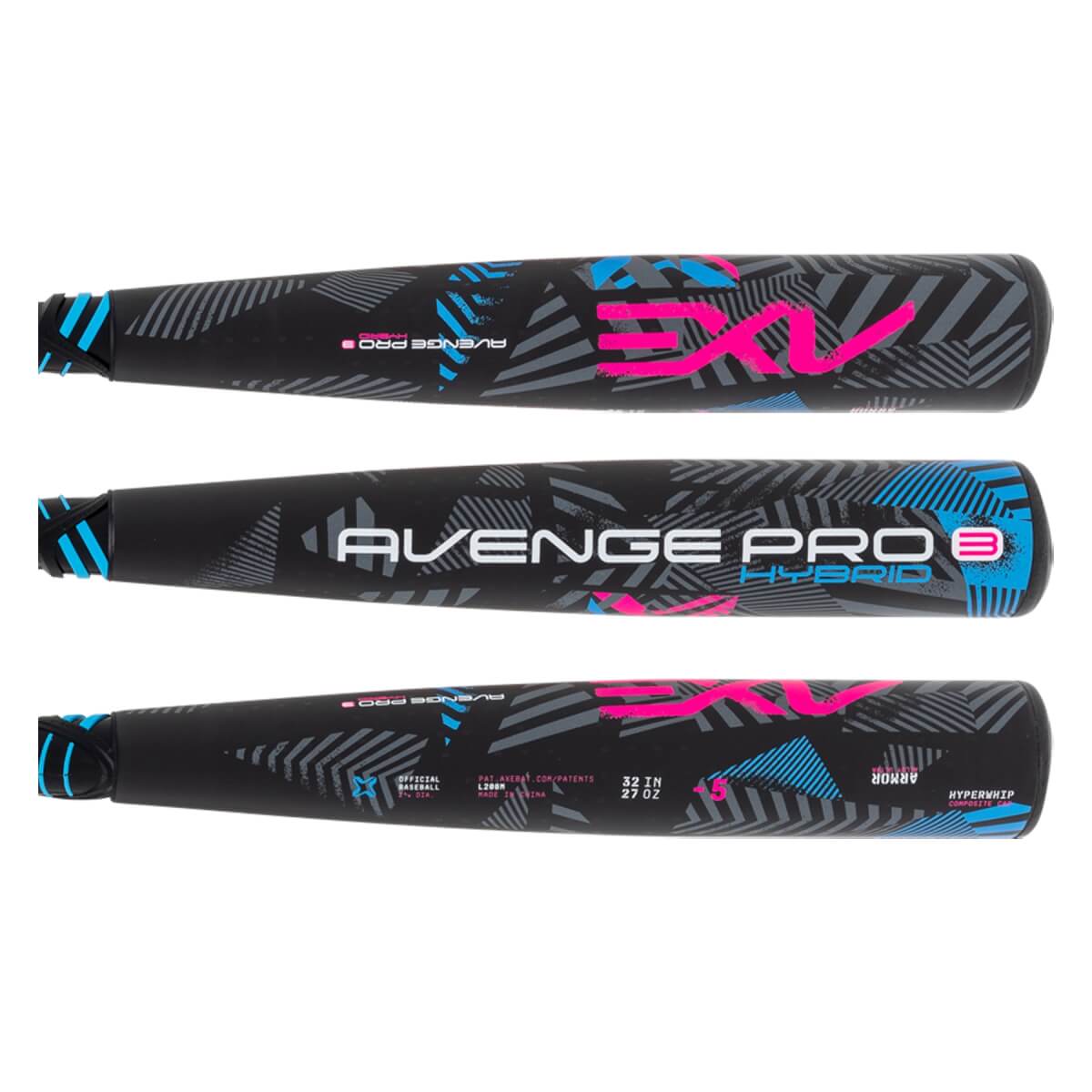 Axe Avenge Pro Hybrid -5 USA Baseball Bat: L208M | JustBats.com