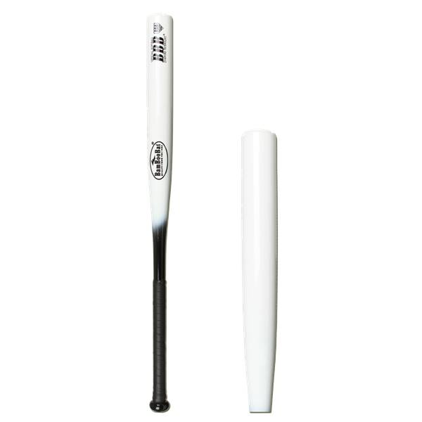 BamBooBat Bamboo Wood Slow Pitch Softball Bat: HBBWSA Black/White *Demo ...