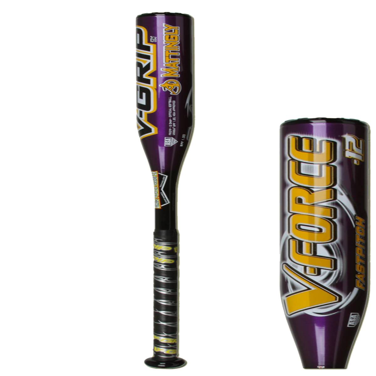Mattingly V-Force -12 Fastpitch Softball Bat FRCFP | JustBats.com