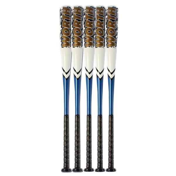 Bat Pack Worth Copperhead Senior League Baseball Bat: SLCH8 5-Pack ...