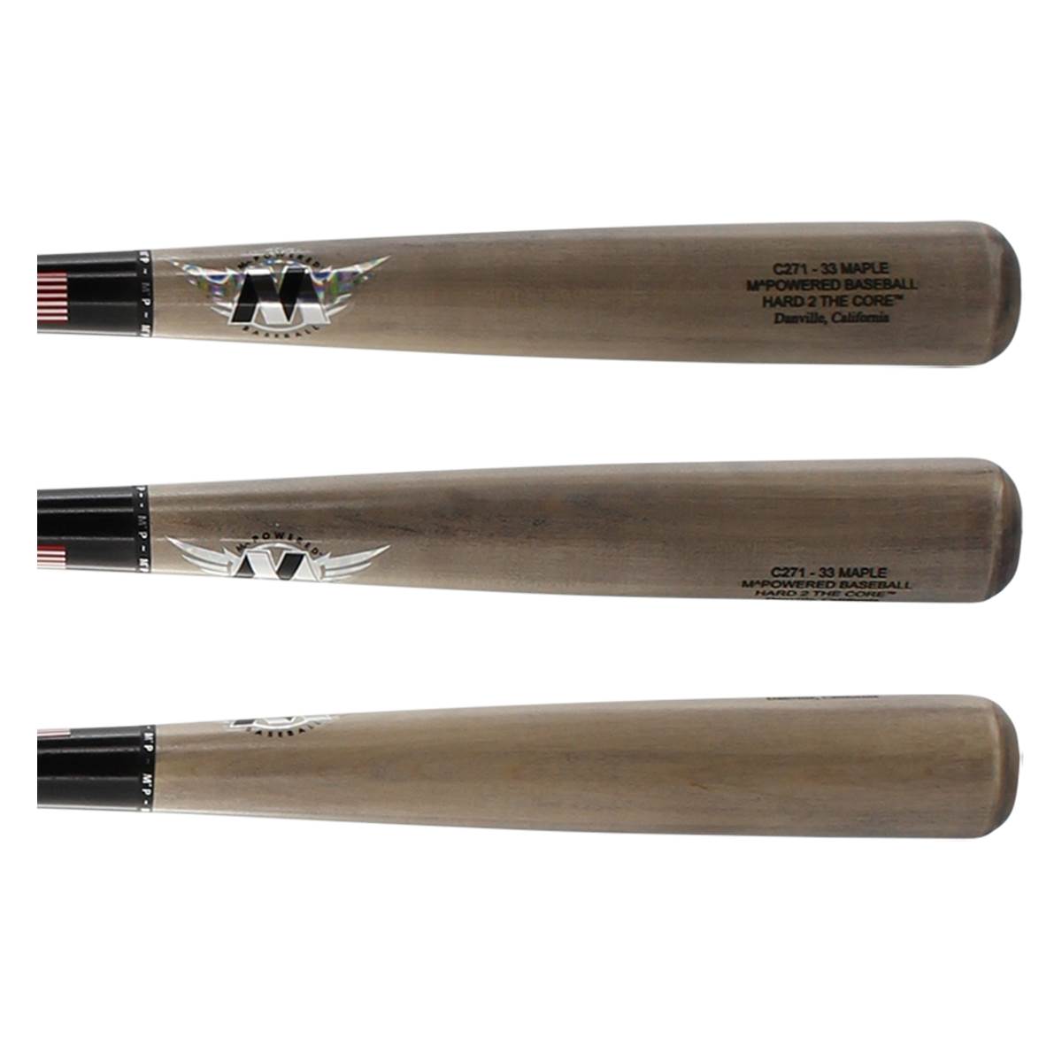 M^Powered H2TC Pro Maple Wood Baseball Bat (H2TC271) | JustBats.com