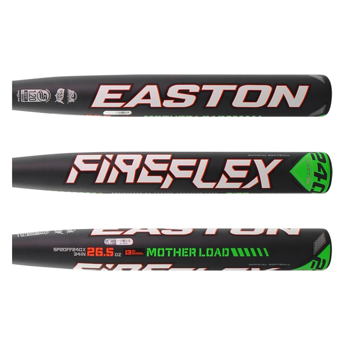2021 Easton Fire Flex 240 13" Mother Load USSSA 240 Slow Pitch Softball ...