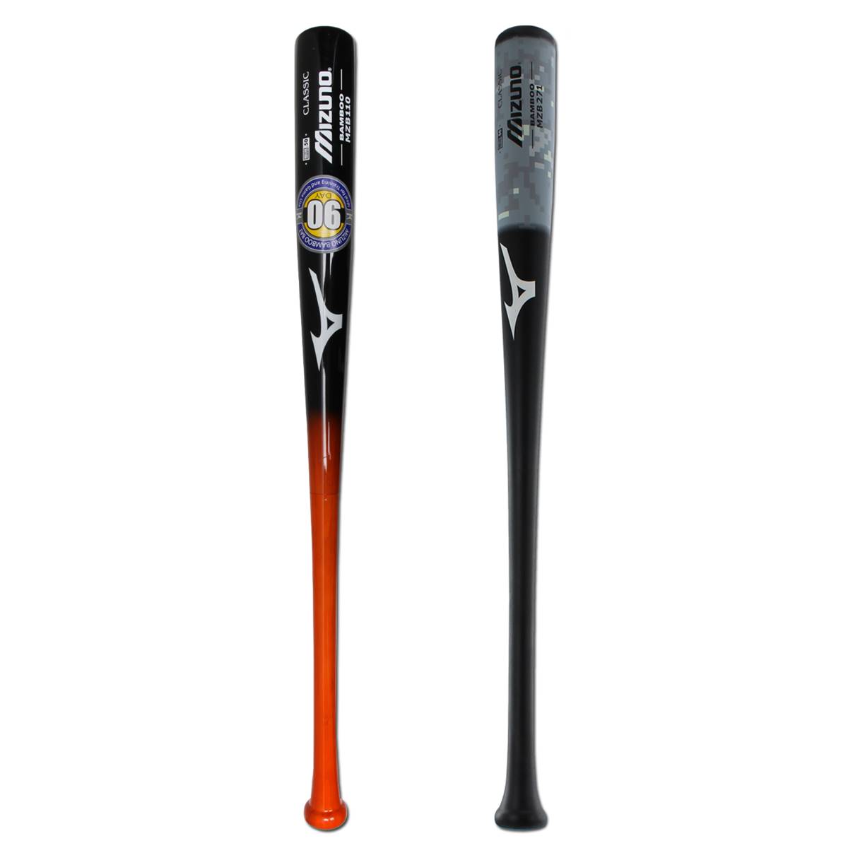 Wood Bat Pack | Mizuno Classic Bamboo 110 and Classic Bamboo 271 Wood ...