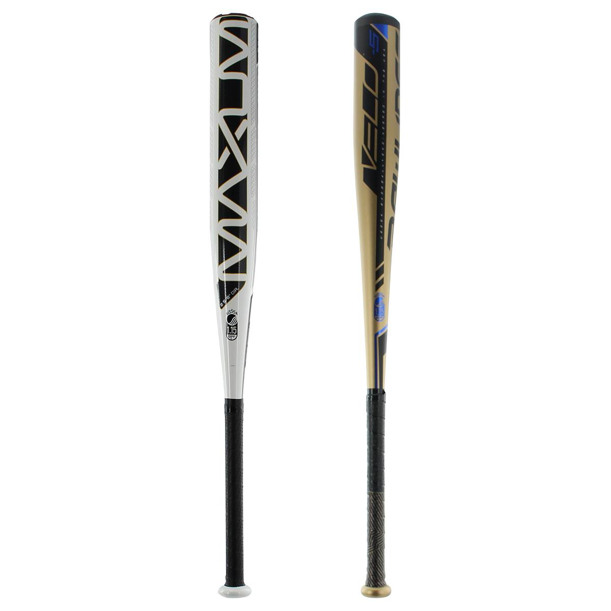 Bat Pack COMBAT MAXUM -5 and Rawlings VELO -5 USSSA Baseball Bats ...