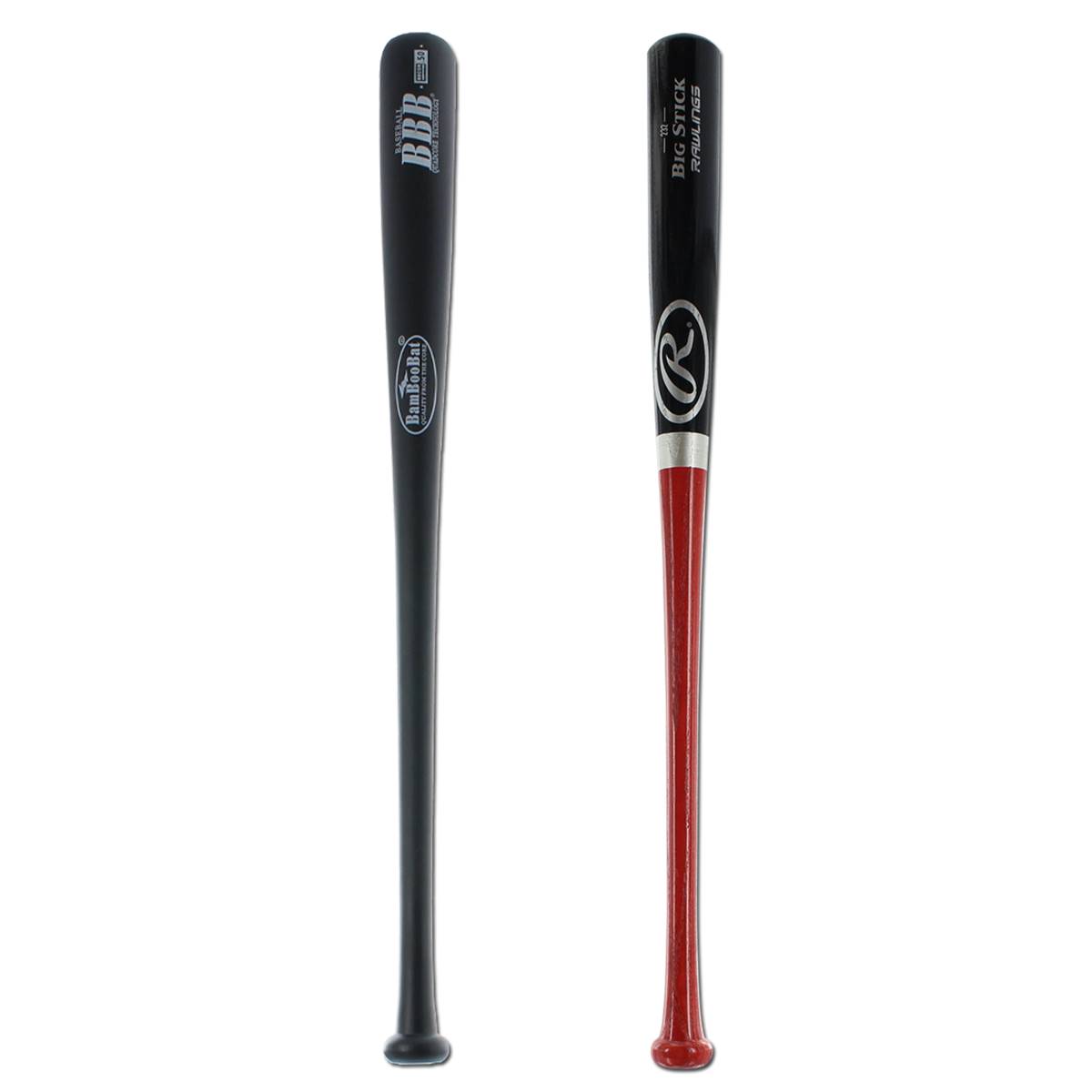 Wood Bat Pack | BamBooBat Bamboo and Rawlings Big Stick Adirondack Ash ...