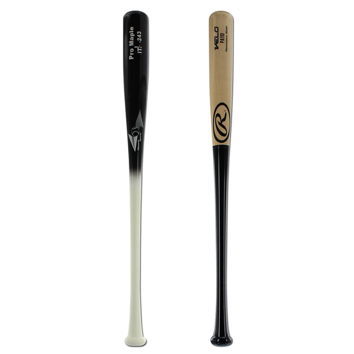 Bat Pack | Pinnacle IT Pro Maple and Rawlings VELO Maple Wood Baseball ...