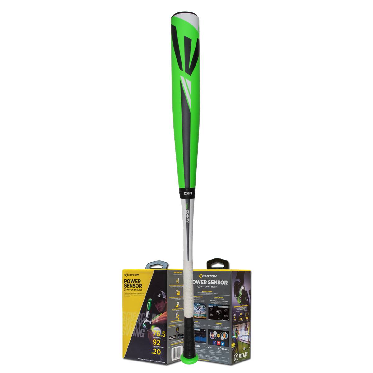 Power Pack Easton MAKO TORQ BBCOR and Easton Power Sensor Baseball ...