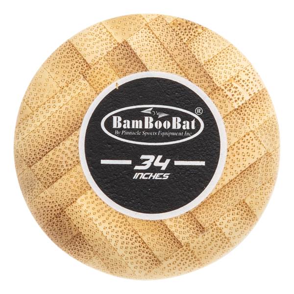 BamBooBat Bamboo Wood ASA Slow Pitch Softball Bat HNBB34S Natural/Black ...