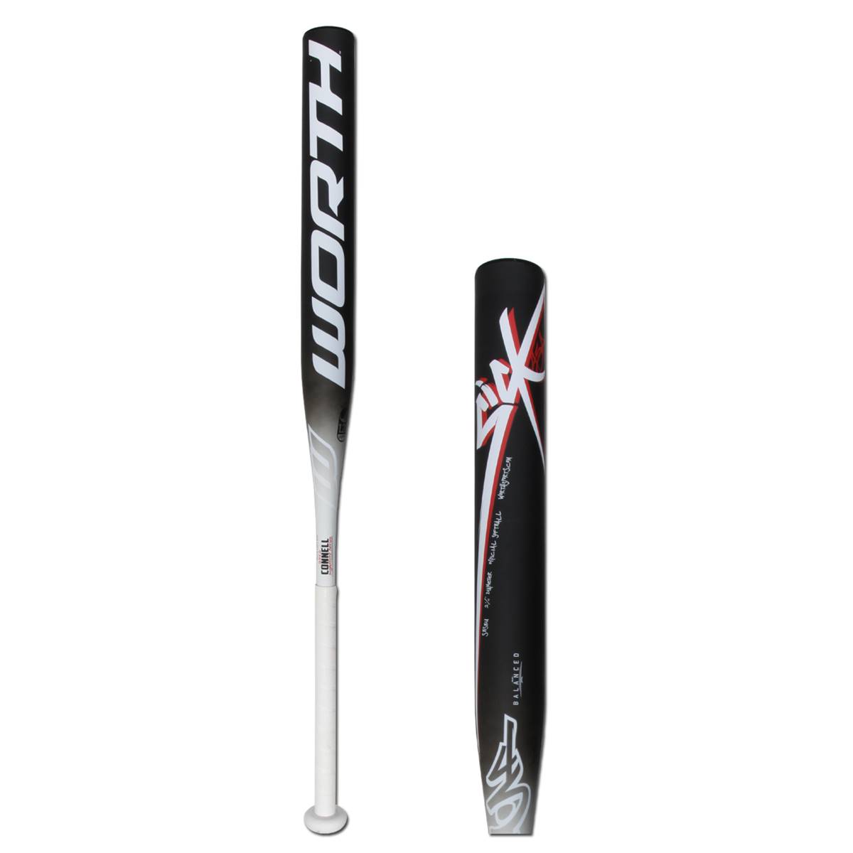 Worth Sick 454 Greg Connell Balanced USSSA Slow Pitch Softball Bat ...