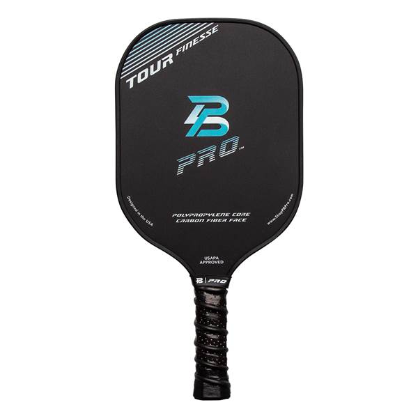 PB Pro Tour Finesse Middleweight Carbon Fiber Pickleball Paddle ...
