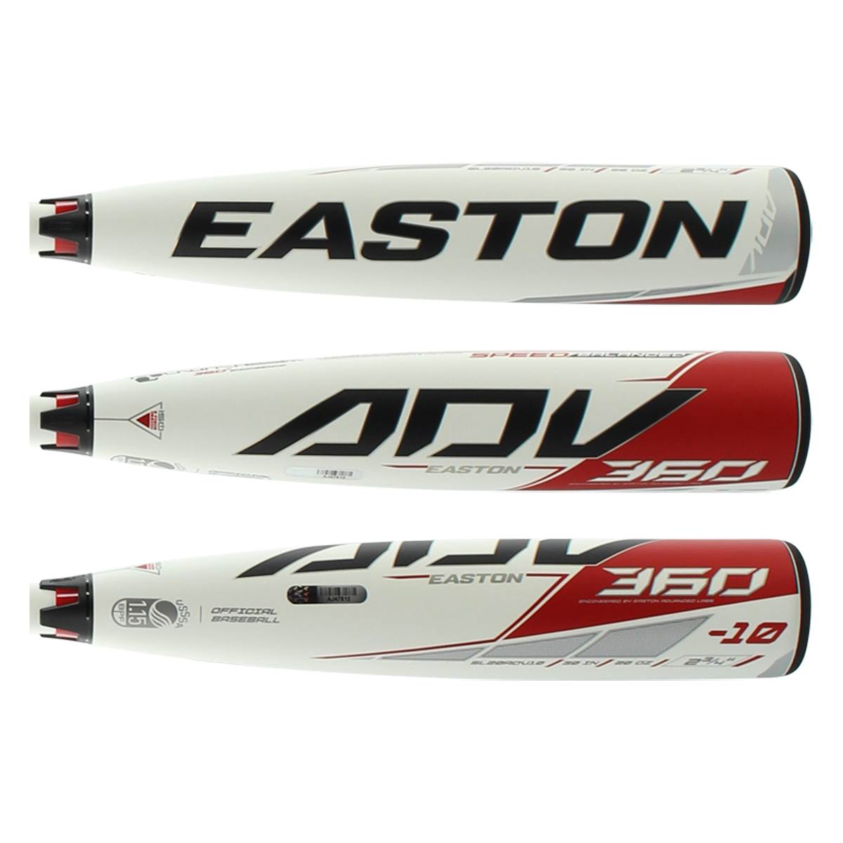 Easton ADV 360 -10 2 3/4" USSSA Baseball Bat (SL20ADV10) | JustBats.com