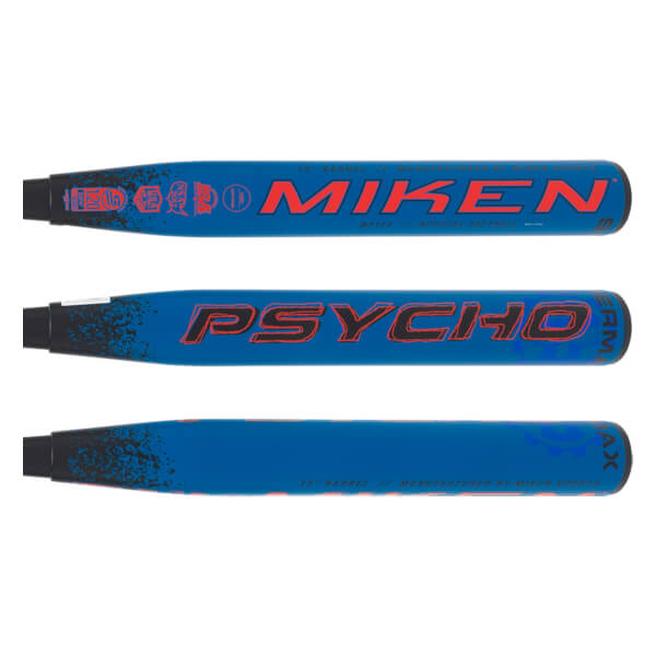 Miken Psycho 13" SuperMax Dual Stamp Slow Pitch Softball Bat (MP13X) | JustBats.com