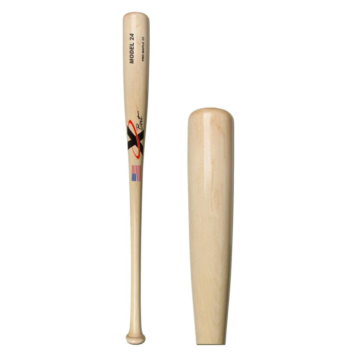 X Bat Pro Maple Wood Baseball Bat: Model 24 Adult | JustBats.com
