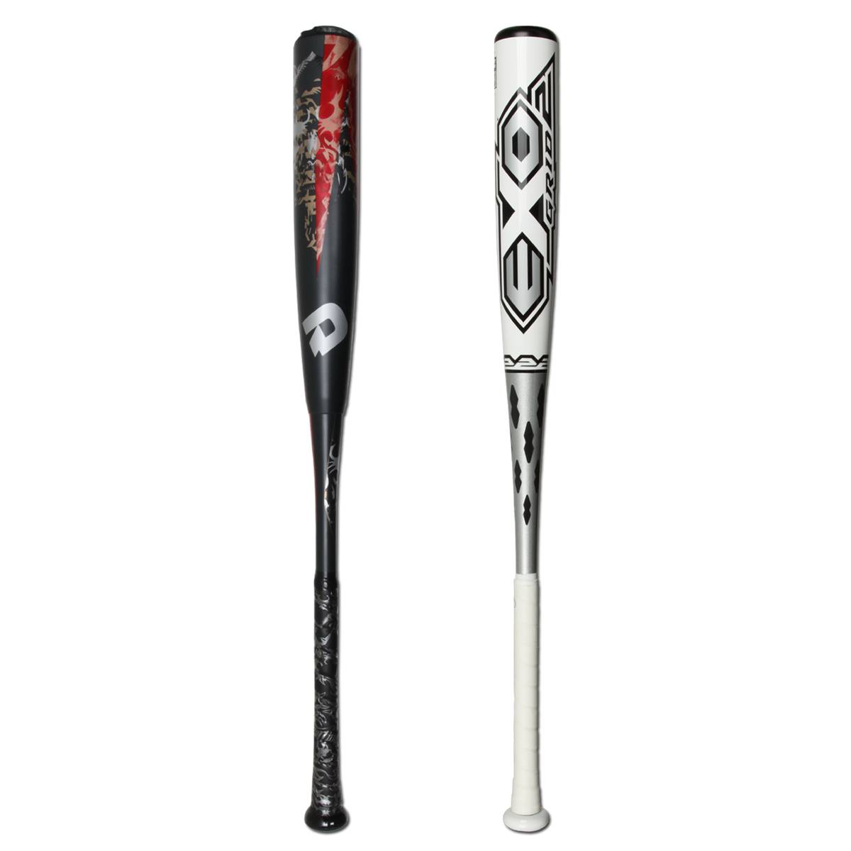 Bat Pack DeMarini Voodoo BBCOR and Louisville Slugger EXOGRID 2 BBCOR ...