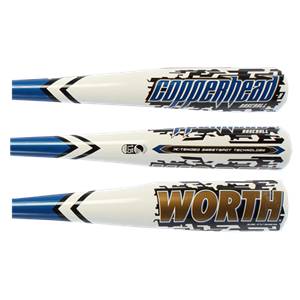 Worth Copperhead -8 2 5/8 Senior League Baseball Bat SLCH8 | JustBats.com