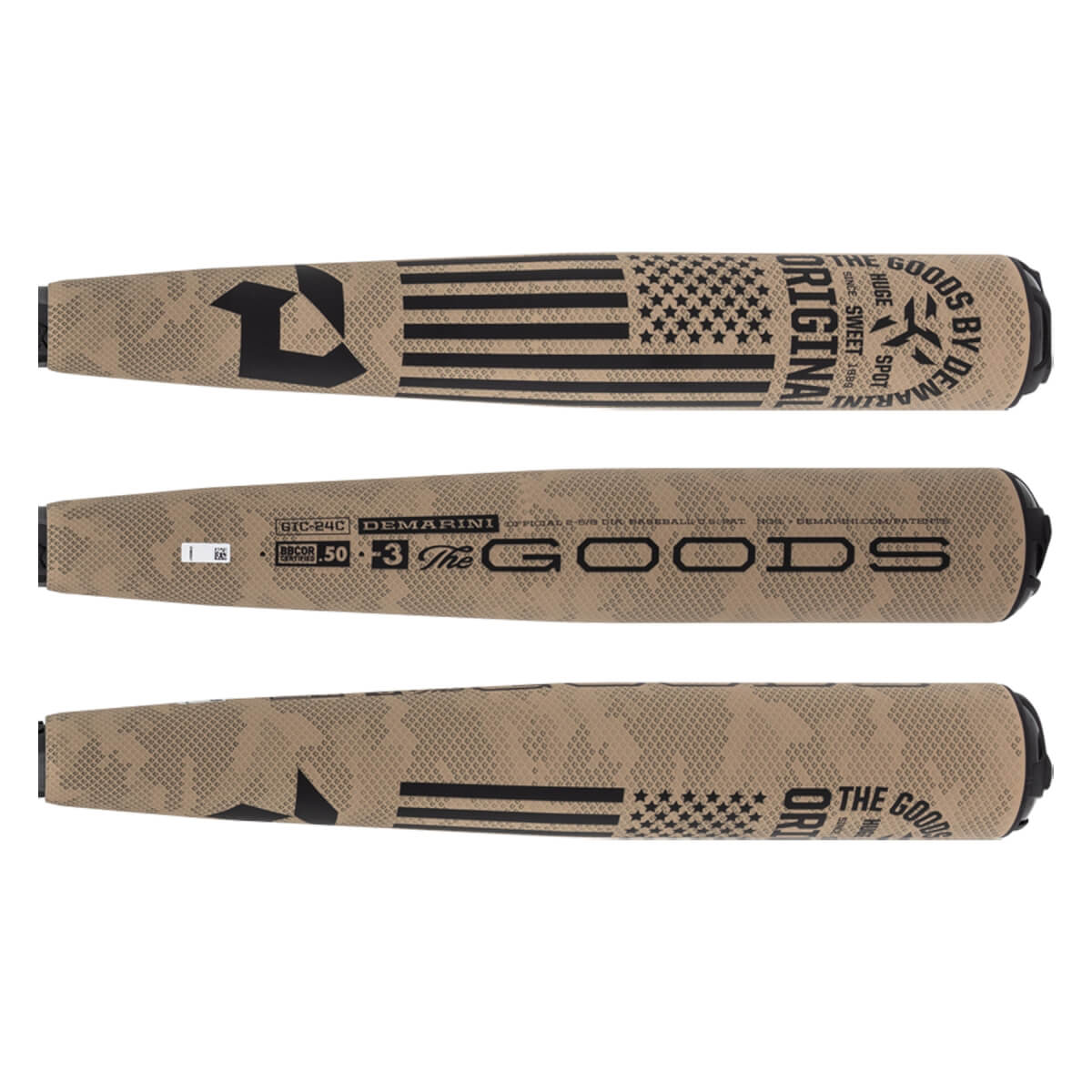 2024 DeMarini The Goods Camo BBCOR Baseball Bat (WBD2558010) | JustBats.com