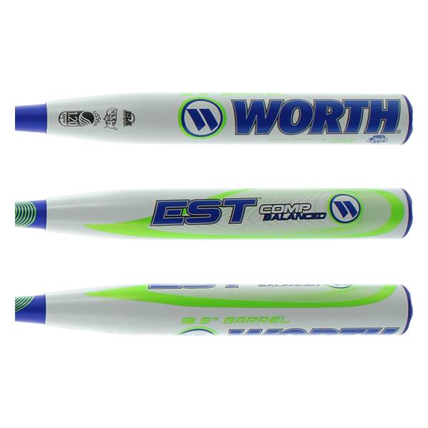 Worth EST Comp Balanced USSSA Slow Pitch Softball Bat W125EB | JustBats.com