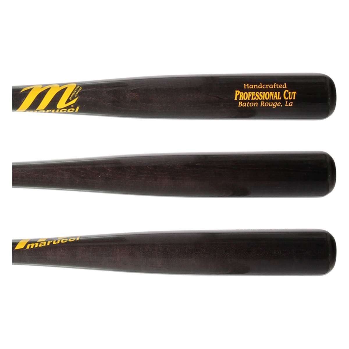 Bat Pack Marucci Pro Cut Maple Wood Bat: MCMBBCULL Electric Fog | Black ...