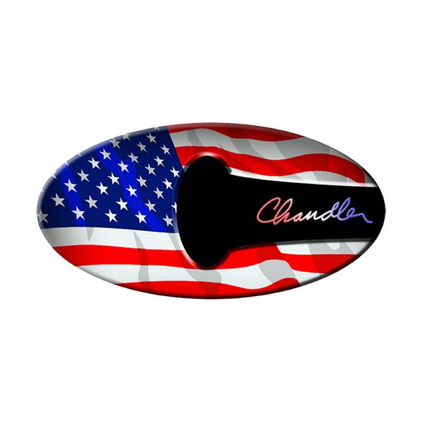 Chandler Signature Freedom Hard Maple American Flag Wood Baseball Bat ...