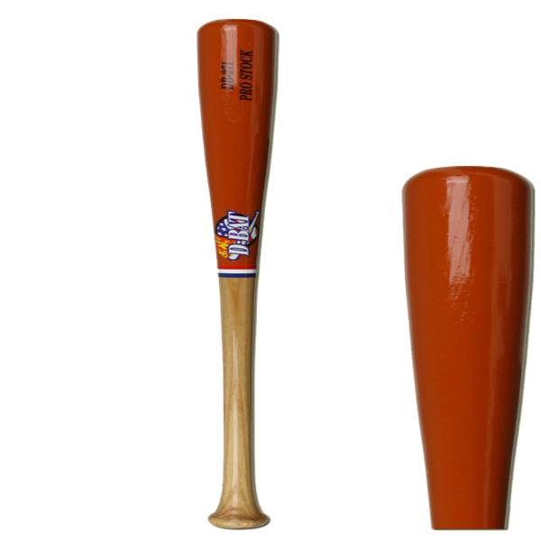 D-BAT Pro Stock Ash Wood Baseball Bat: 271ASH Orange/Natural | JustBats.com