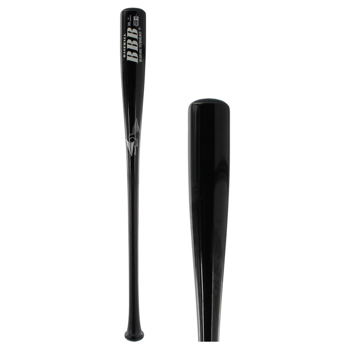 BamBooBat Bamboo Wood Baseball Bat: HBBB30D Black Adult | JustBats.com