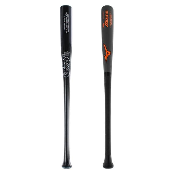 Wood Bat Pack | Louisville Slugger MLB Authentic Cut Maple and Mizuno ...