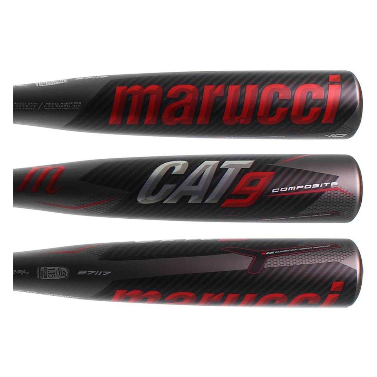 Marucci CAT 9 Composite -10 2-3/4" USSSA Junior Big Barrel Baseball Bat ...