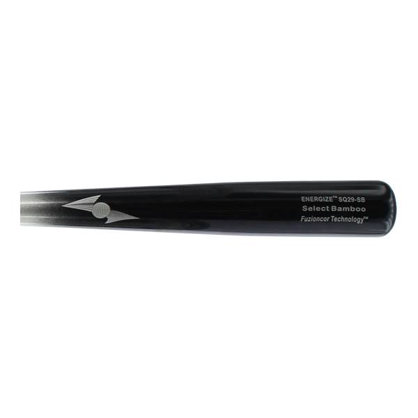 BamBooBat Energize Bamboo Wood Baseball Bat: SQ29SB Silver/Black Adult ...
