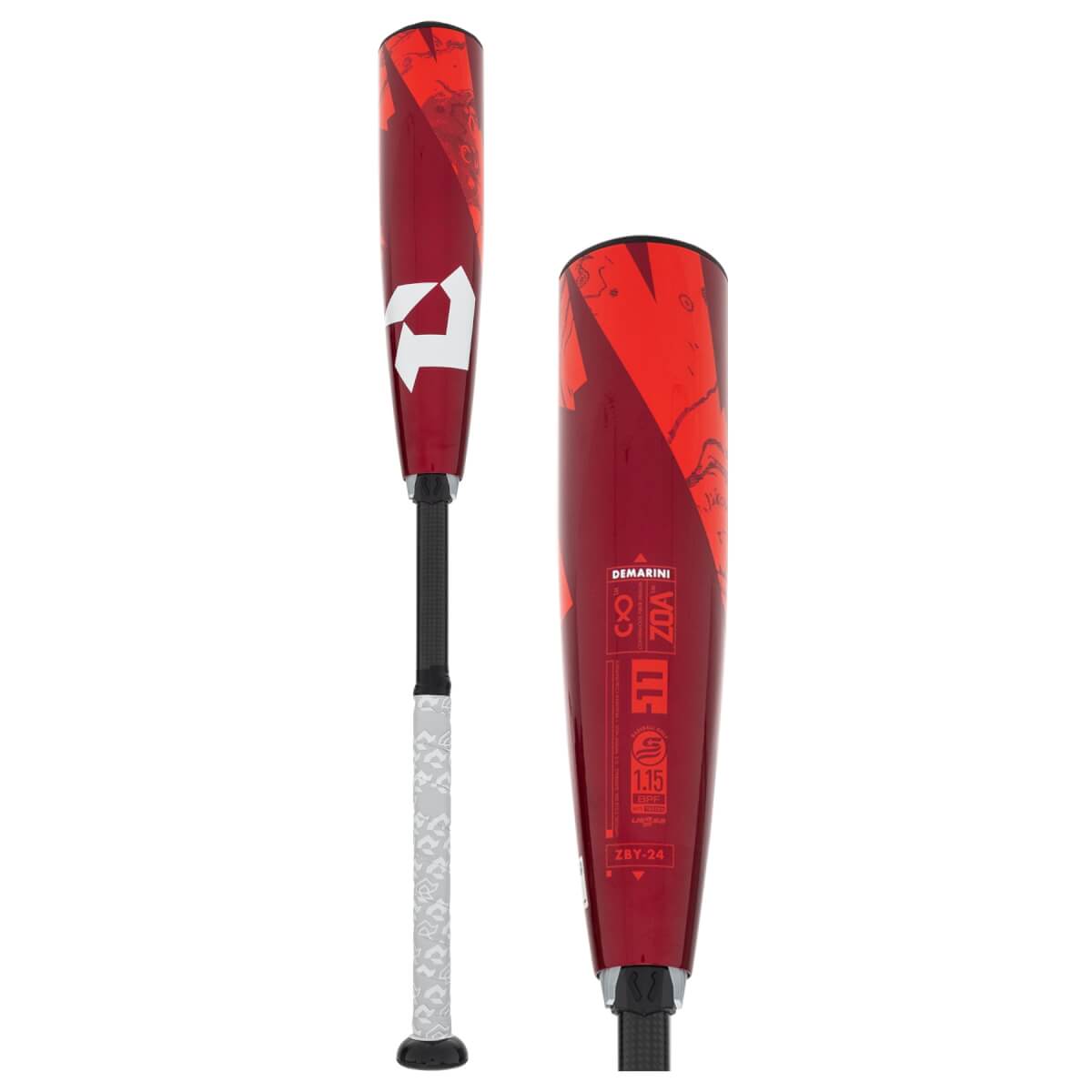 DeMarini Zoa (-11) 2 3/4" USSSA Junior Big Barrel Baseball Bat ...