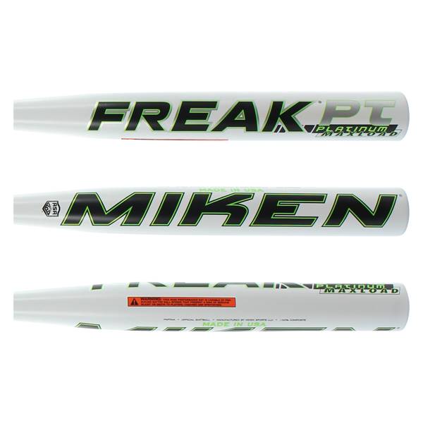 Miken Freak Platinum Maxload 14 inch Barrel ASA Slow Pitch Softball Bat ...