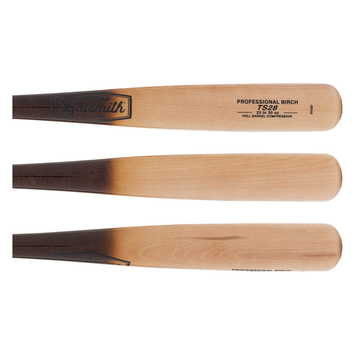 American Batsmith TS28 Professional Birch Wood Baseball Bat (TS28 ...