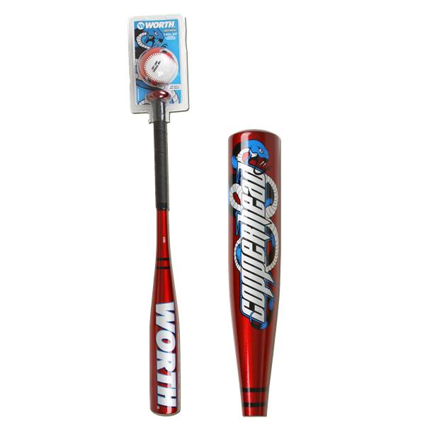 Worth Copperhead -11 2 1/4" Tee Ball Bat With Ball TBCHWB | JustBats.com