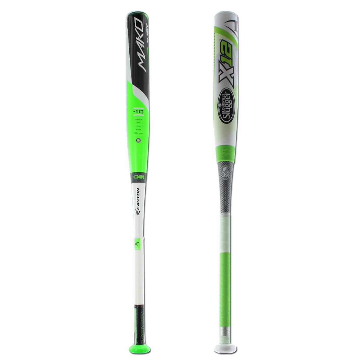 Bat Pack Easton MAKO TORQ and Lousiville Slugger X12 Fastpitch Softball ...