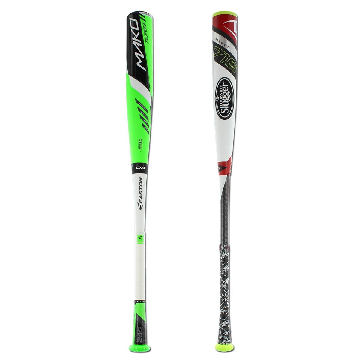 Bat Pack Easton MAKO TORQ and Louisville Slugger Select 716 End Loaded ...