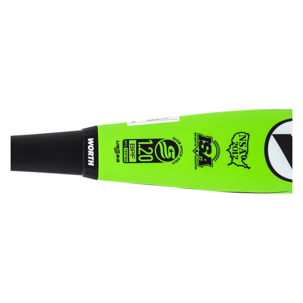 2024 Worth Bedlam Phil Matte 12.5" XL USSSA Slow Pitch Softball Bat (WSU412PMBL) | JustBats.com