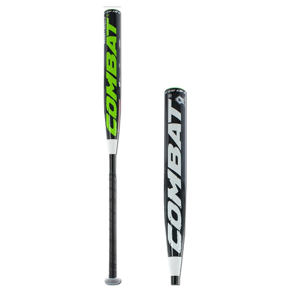 COMBAT Wanted G3 Senior Slow Pitch Softball Bat w/ Lizard Skin Grip ...