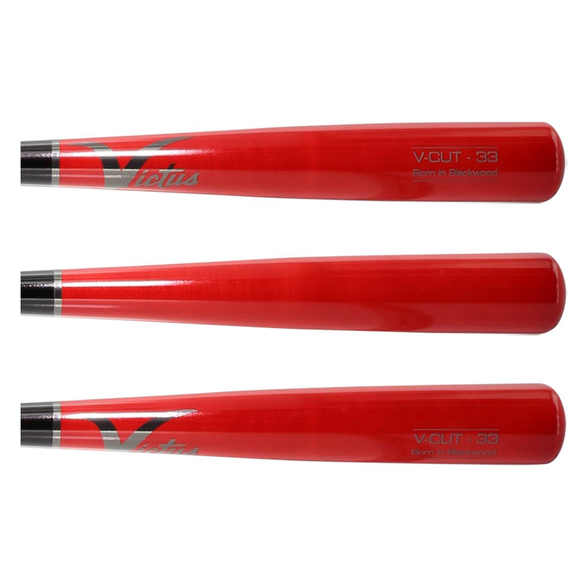 Victus V-Cut Hard Maple Wood Baseball Bat (VMR Red Gloss) | JustBats.com