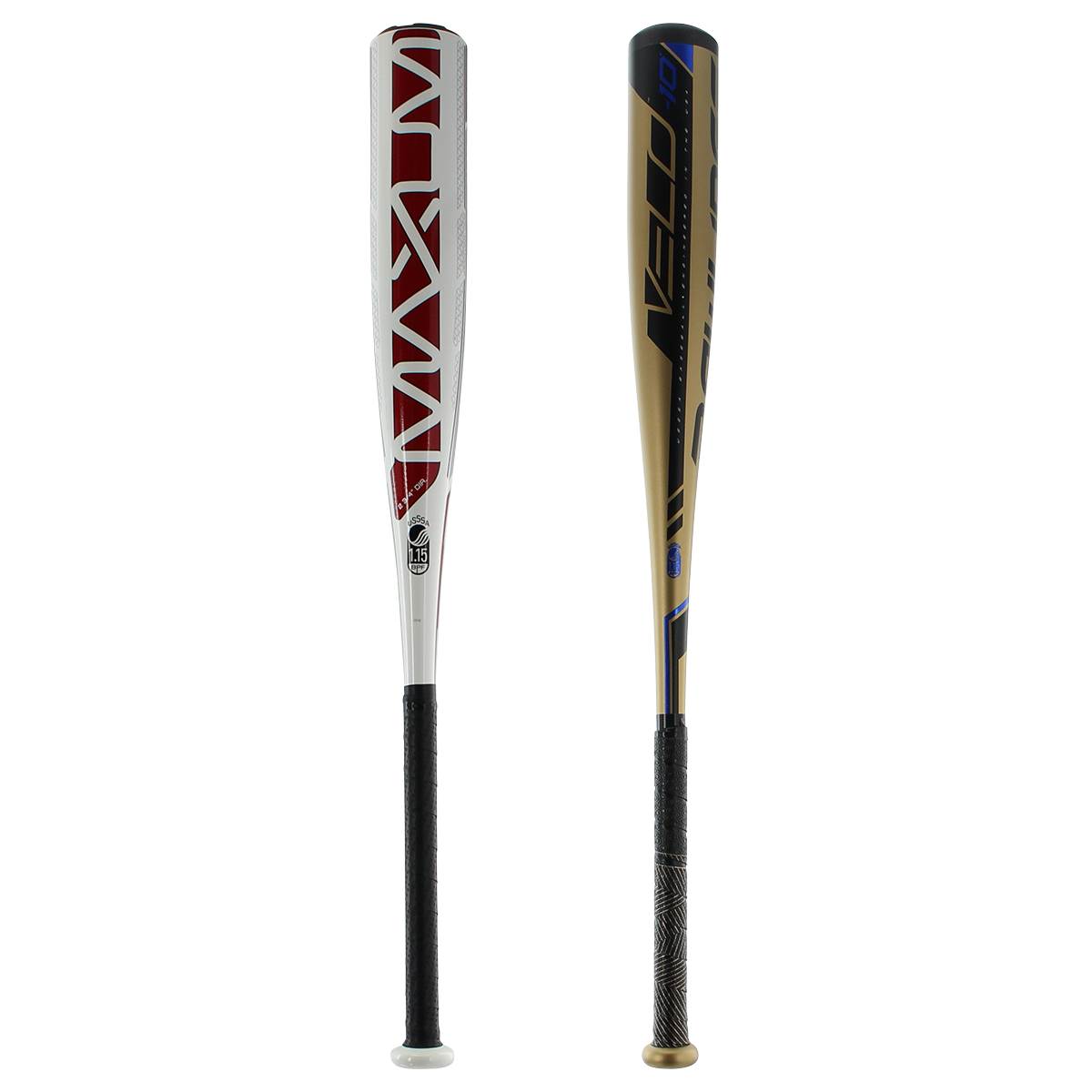 Bat Pack COMBAT MAXUM -10 and Rawlings VELO -10 USSSA Baseball Bats ...