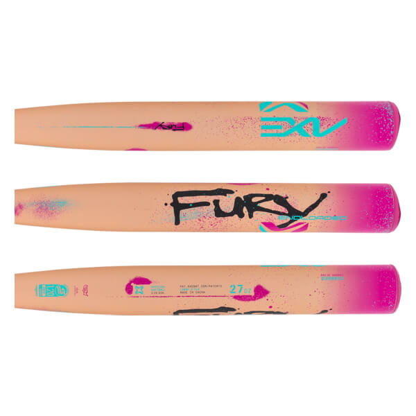 Axe Fury 13" Endloaded USSSA Slow Pitch Softball Bat: L209P-E-FLR ...