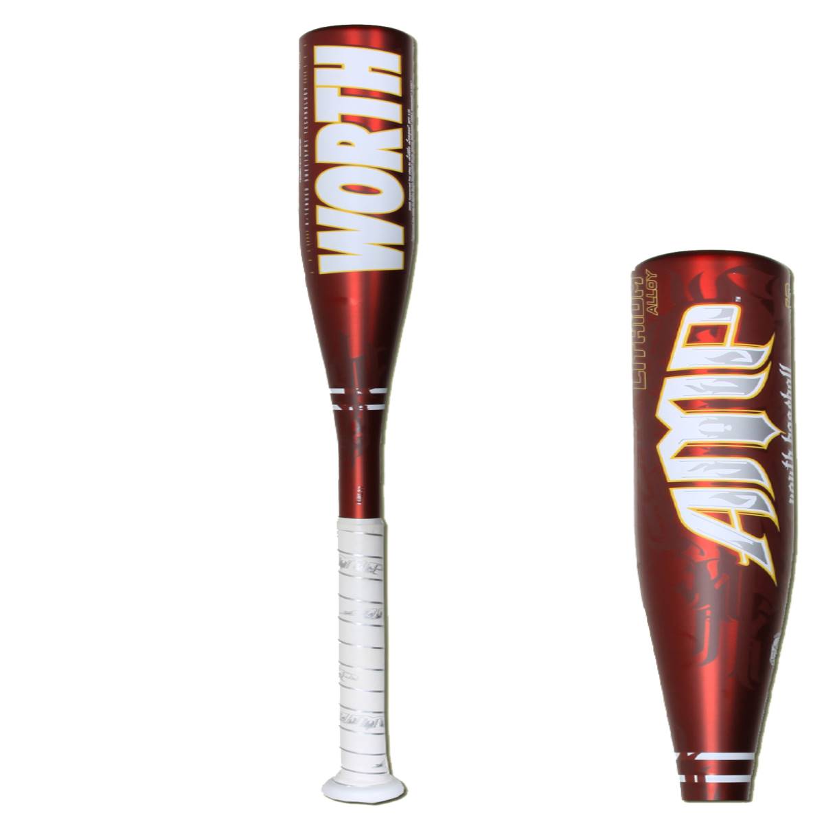 Worth Lithium AMP -13 2 1/4" Youth Baseball Bat YBAMPL | JustBats.com