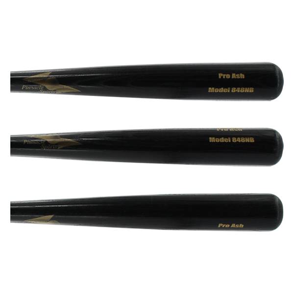 Pinnacle Sports Pro Ash Wood Baseball Bat 848 Natural/Black | JustBats.com