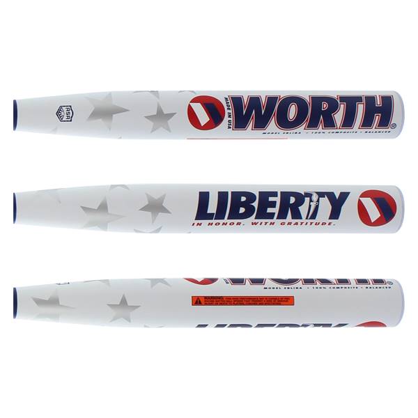 Worth Liberty Balanced 13.5" Barrel ASA Slow Pitch Softball Bat SBLIBA ...