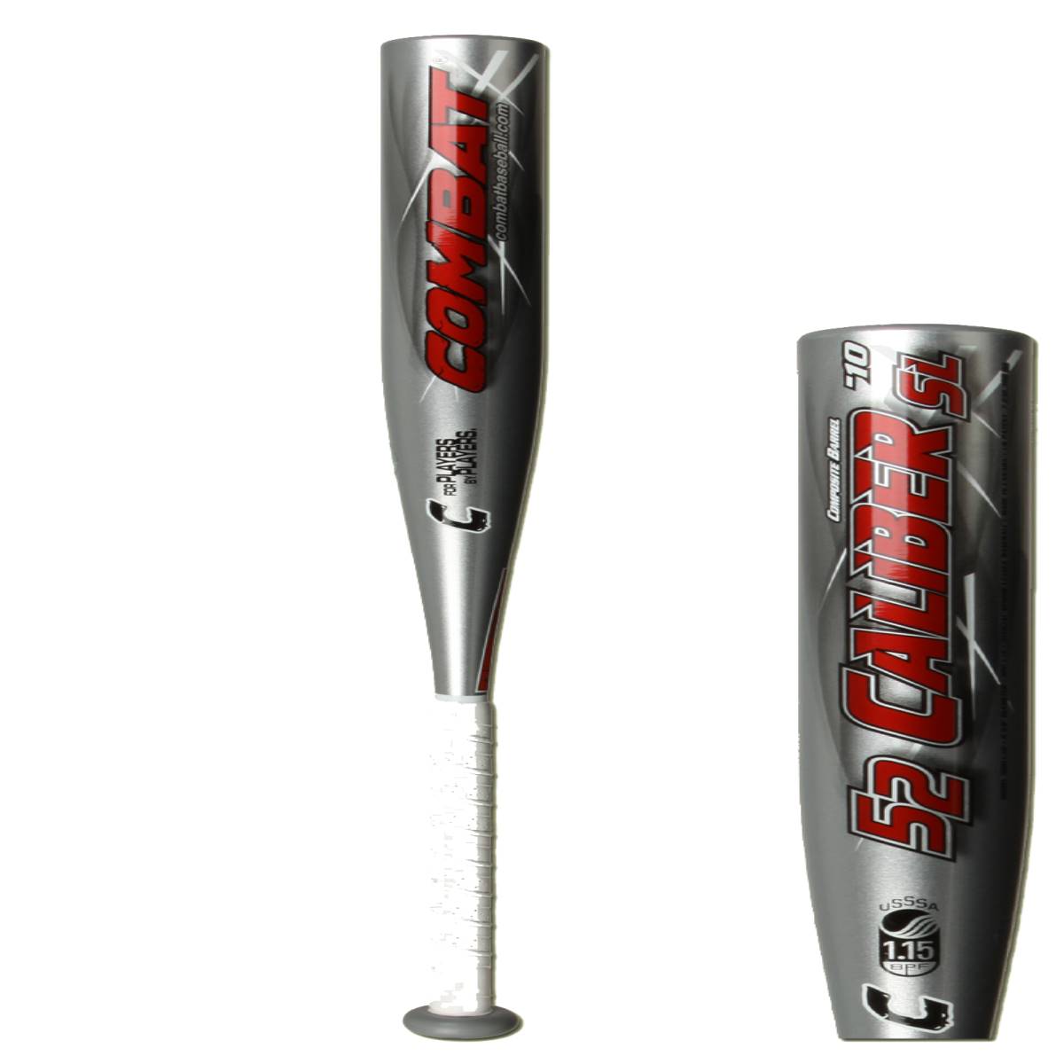 COMBAT 52 -10 2 5/8" Caliber Senior League Baseball Bat 52SL1 ...