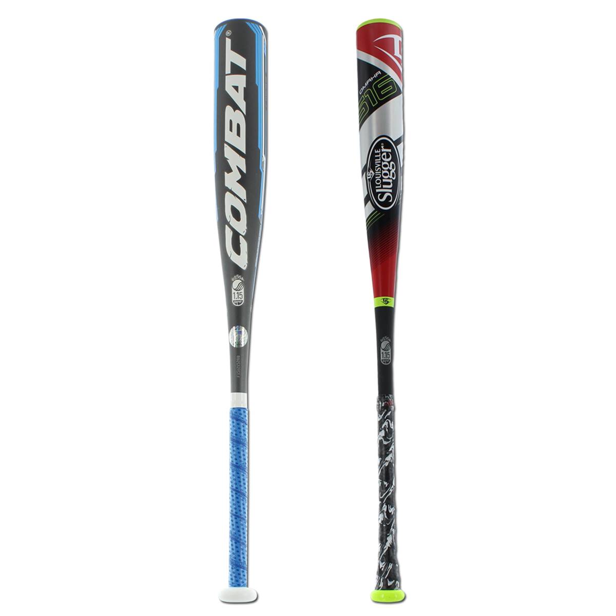 Bat Pack COMBAT VIGOR -10 and Louisville Slugger Omaha 516 -10 Senior ...