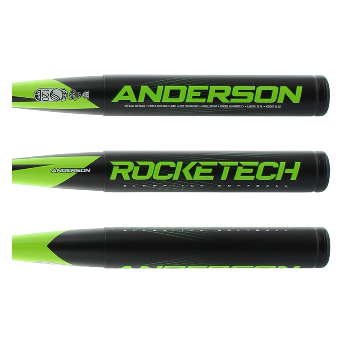 Anderson RockeTech ASA/USSSA Slow Pitch Softball Bat SPRT20 | JustBats.com