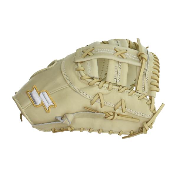 SSK White Line Dimple 13-Inch First Base Mitt (S19W13FBD) | JustBallGloves.com