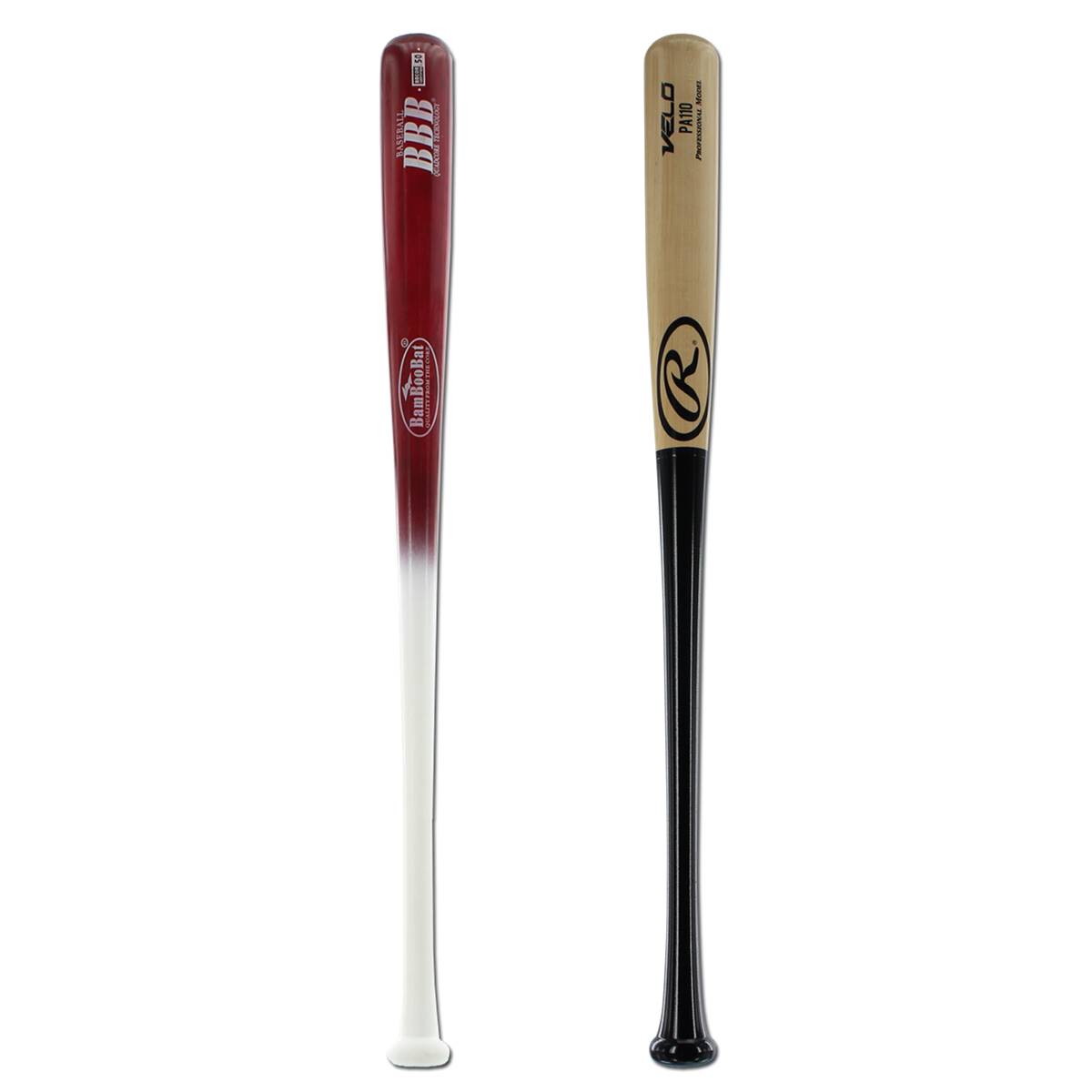 Bat Pack | BamBooBat Bamboo Wood and Rawlings VELO Maple Wood Baseball ...
